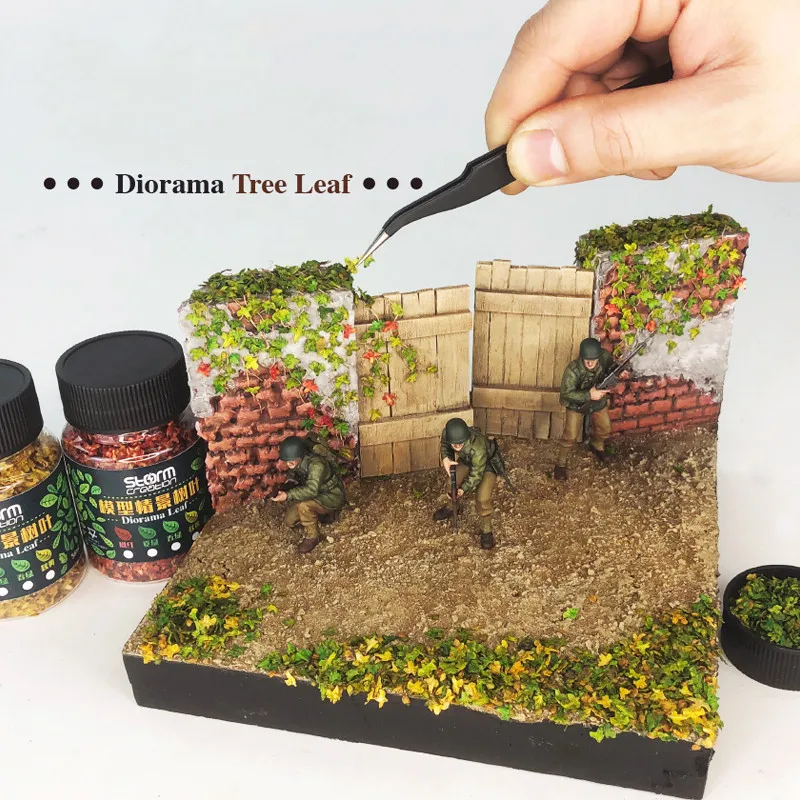 56ML Factory Model Scenery Leaves Falling in Autumn Maple Leaf Scenery ...