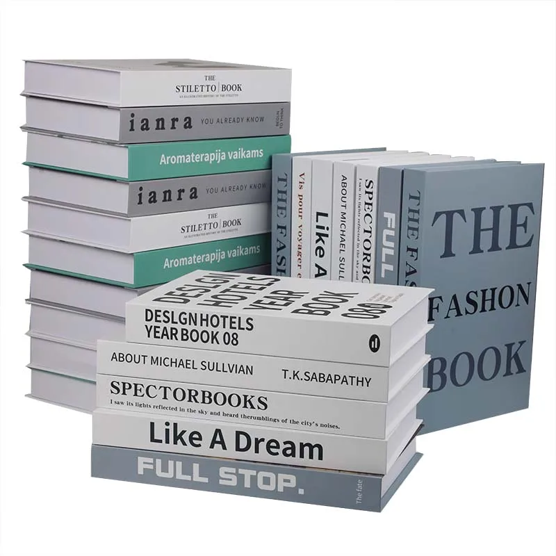 Fashion Magazine Fake Books for Decoration Storage Box Luxury ...