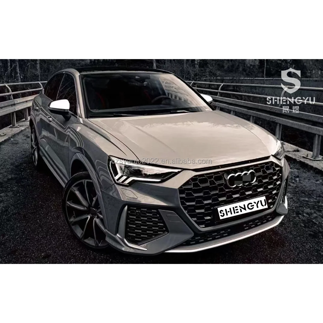 High Quality Front Bumper With Grille And Front And Rear Lip For Audi Q3 2019-2022 Modified To ...