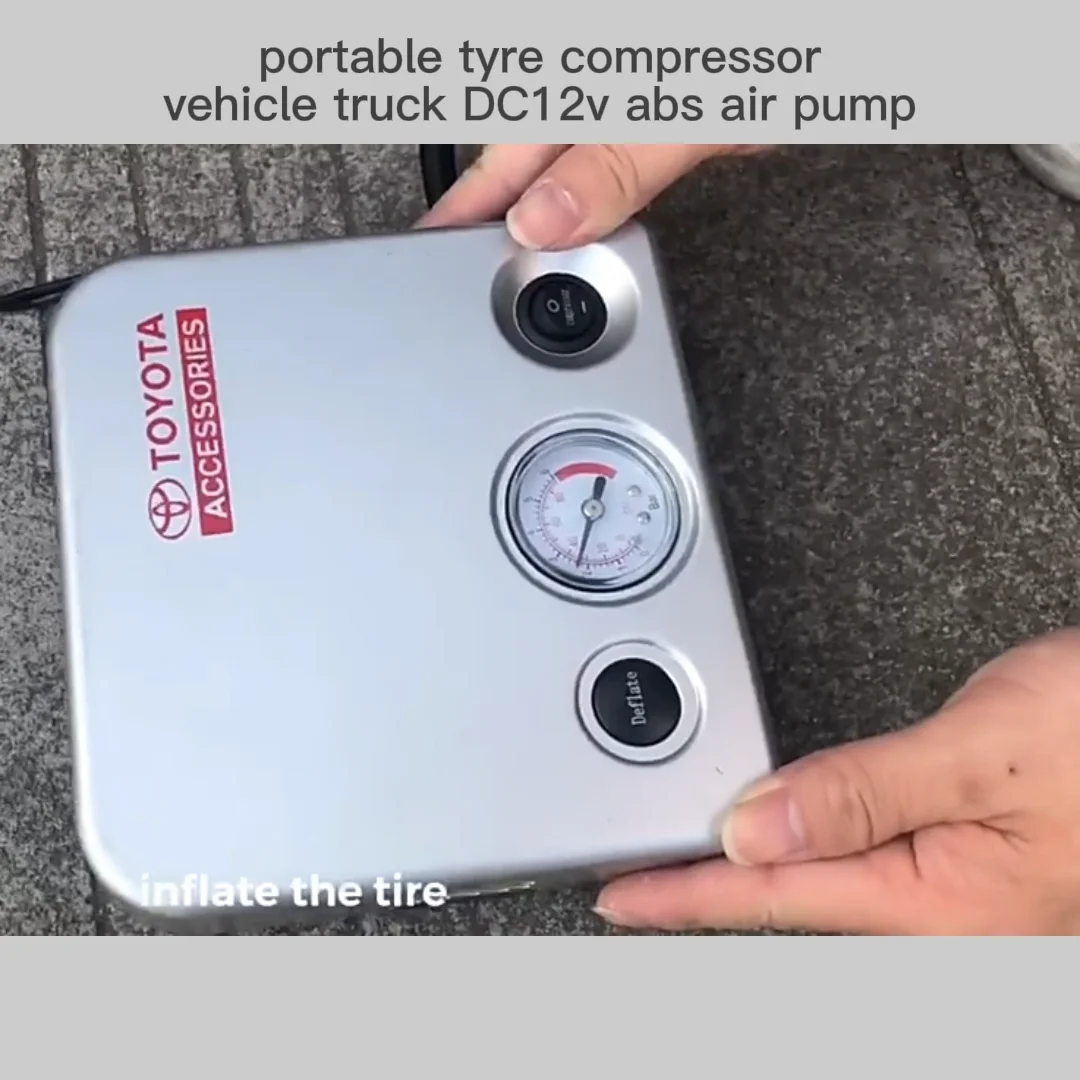 Dc Power Portable Car Air Compressor Tire Pump Auto Tire Inflator ...