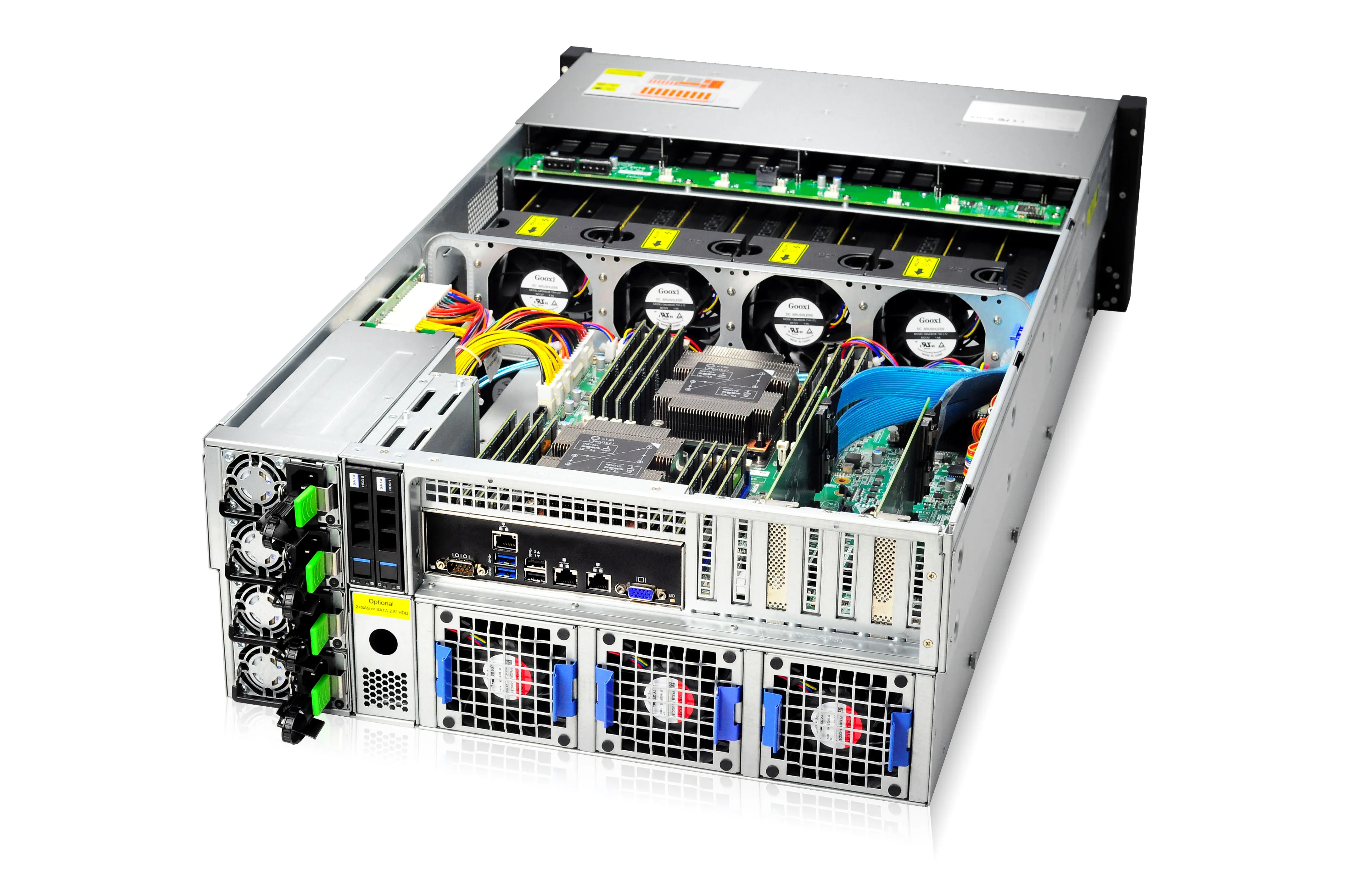 AS4110G-D04R-G3 GPU Server - 8x 4090 Gpus for AI Deep Learning