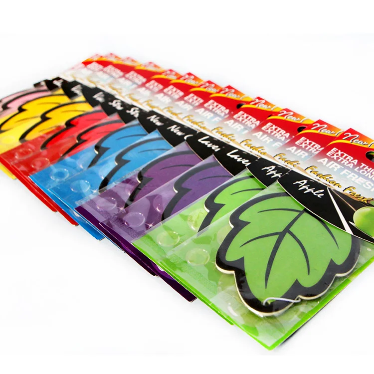 Customized Paper Car Scents Hanging Paper Air Freshener Perfume Luxury ...