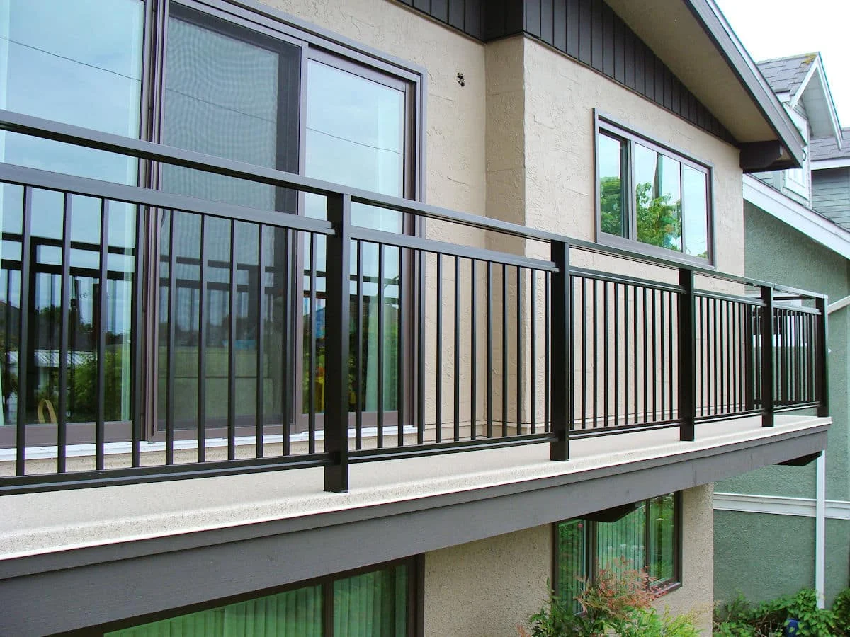 Aluminium Balcony Railing Designs Picket Indoor for Aluminum Stair ...