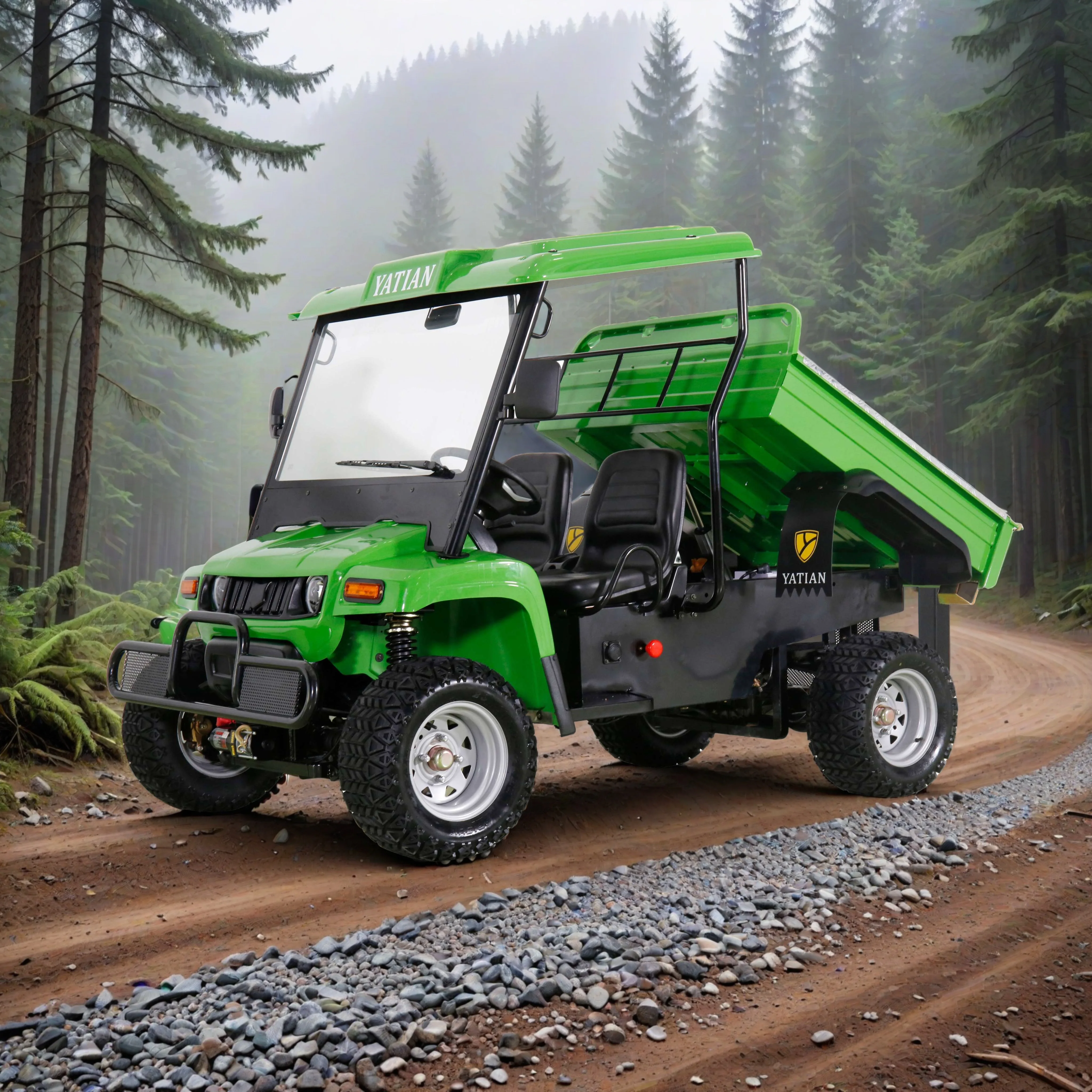 4WD Electric UTV - Heavy-Duty Utility Vehicle for Mountainous Areas and ...