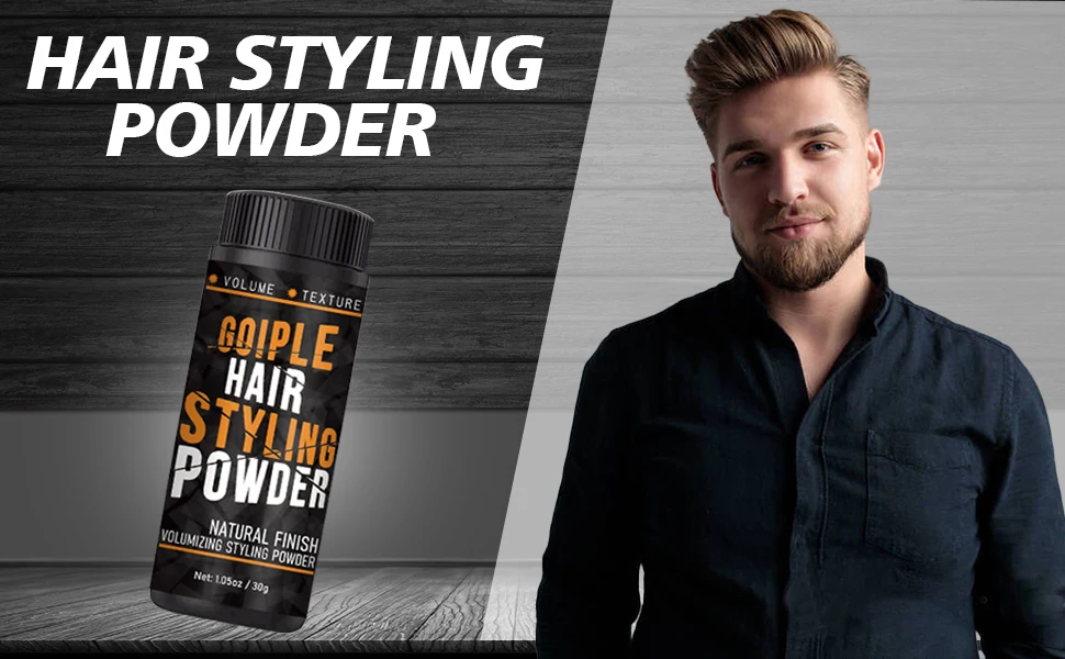 Custom Logo Natural Look Hair Volumizer for Men - 30g Powder