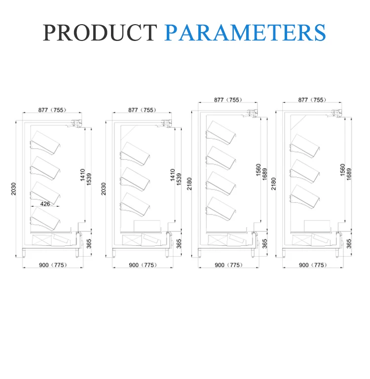 Vegetable Refrigerator/ Display Refrigerator/commercial Refrigerator ...