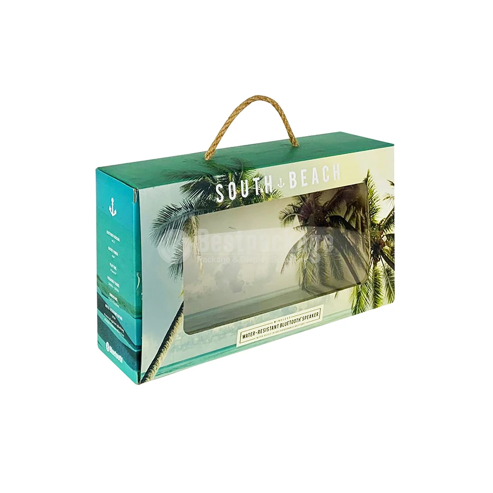 Luxury Eco Friendly Custom Clear Window Box For Electronic Product ...