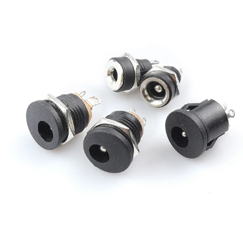 Dc-005 Dc Power Jack Socket Connector Dc005 5.5*2.1mm 2.1 Socket Round ...