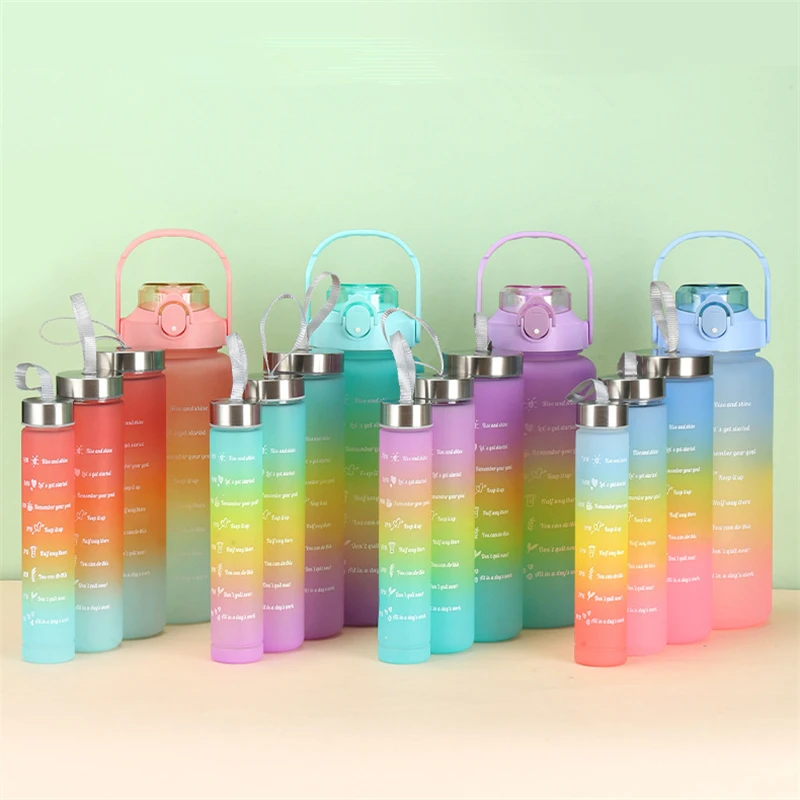 High Quality Custom Logo Cute Diy Funny 480ml 800ml 1000ml 2000ml Plastic Water Bottle And ...