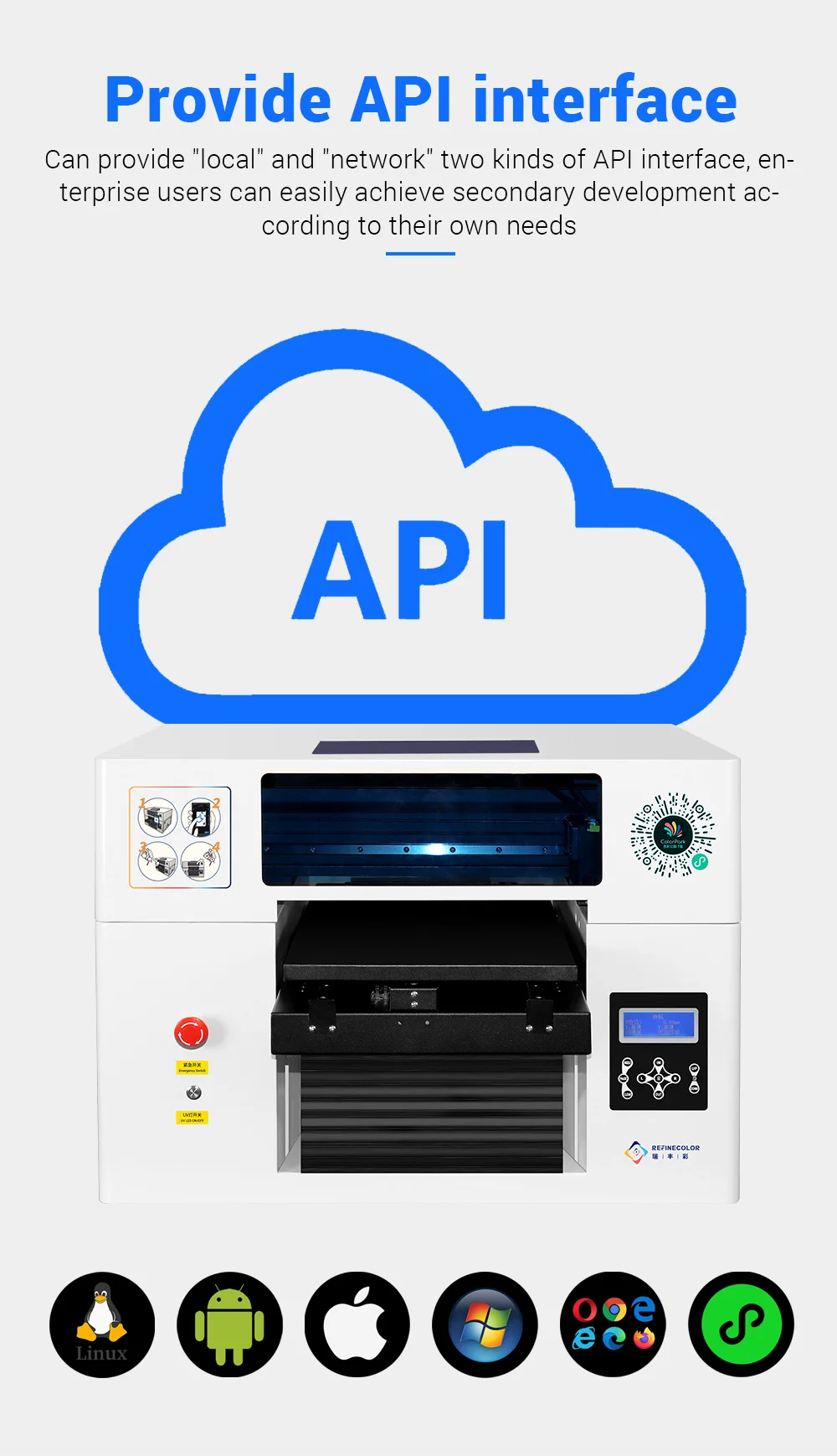 Refinecolor UV Printer - Efficient Direct to Substrate Printing