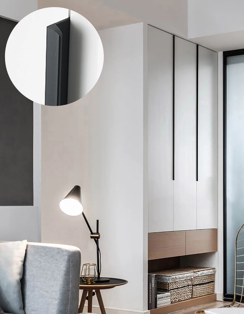 Aluminum Alloy Hidden Handle Furniture Handle Wardrobe Cabinet Kitchen ...