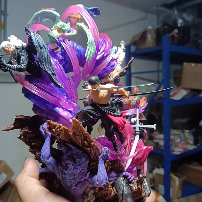 One Pieced King Vice Yama Ghost Luffy Anime Figures Zoro