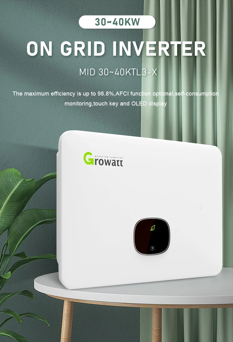 Growatt Solar PV Inverter 40KW - Hybrid for on-Grid Projects