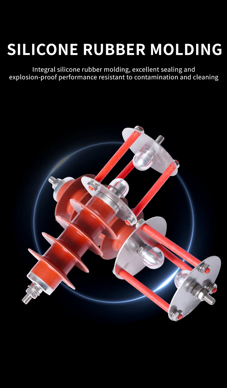 High-voltage Substation Porcelain And Polymer Surge Arrester 20kv 10kv ...