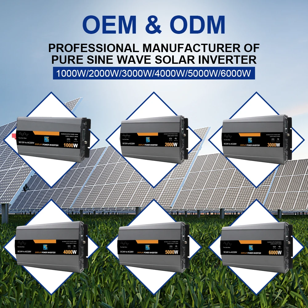 6kw Dc to Ac Battery Charger - Pure Sine Wave Inverter