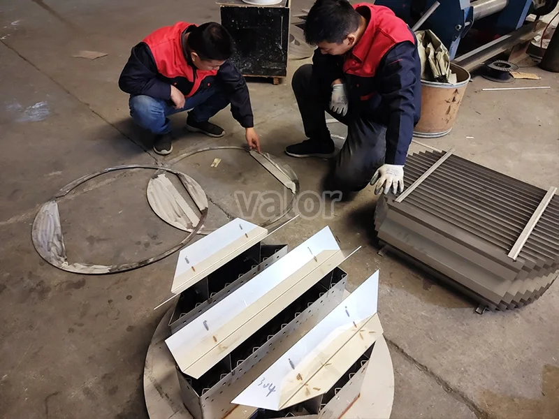 High Efficiency Plastic Orifice Trough Liquid Distributor and Stainless ...