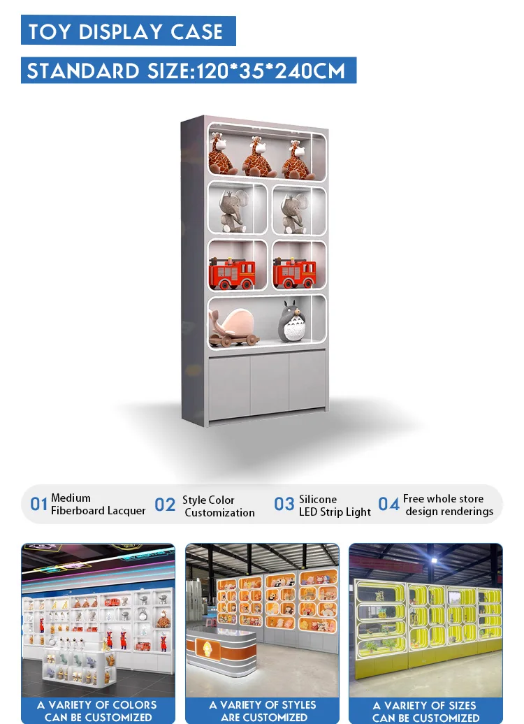 Clear Metal Display Stands Shop Displaying Goods Racks Mini Figure Box ...