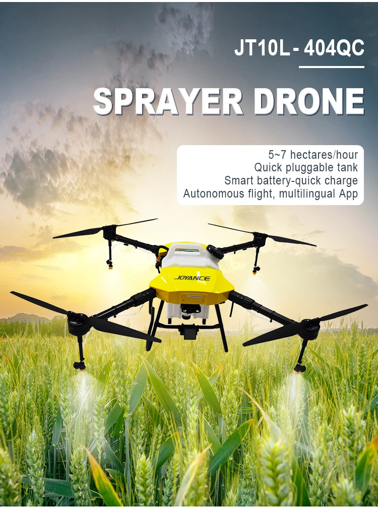 Joyance 10-404QC Agricultural Drone - High Efficiency Sprayer