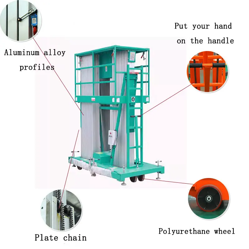 Hot Sale Electric Ladder for Aerial Work - 12-16m Platform
