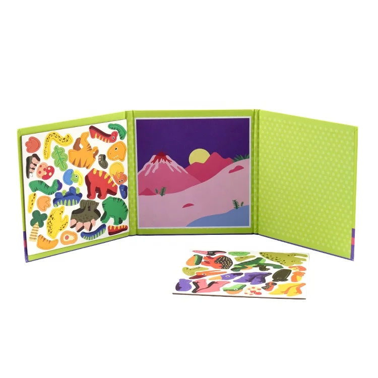 Factory Customized Magnetbuch - Educational Toy for Kids