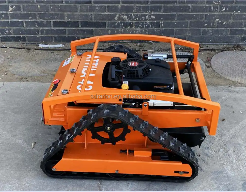 Multi Functional Gasoline Automatic Remote Control Slop Lawn Mower ...