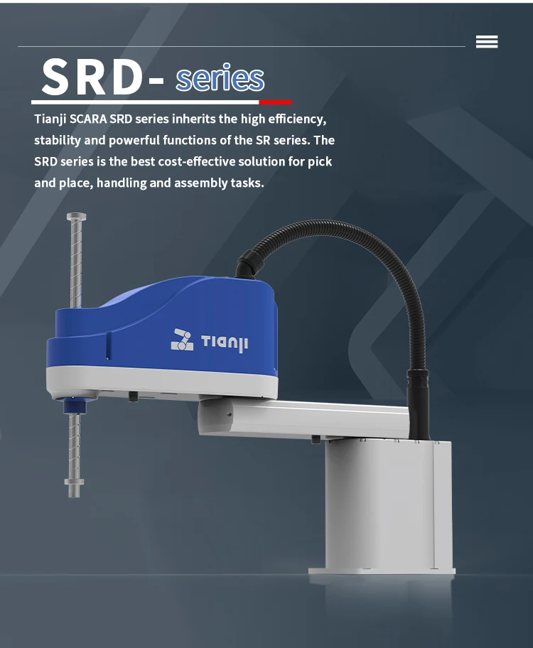 TIANJI Electronic Smart Robot Scara Robotic Arm 4-axis High Precision Automatic Mechanical Arm ...