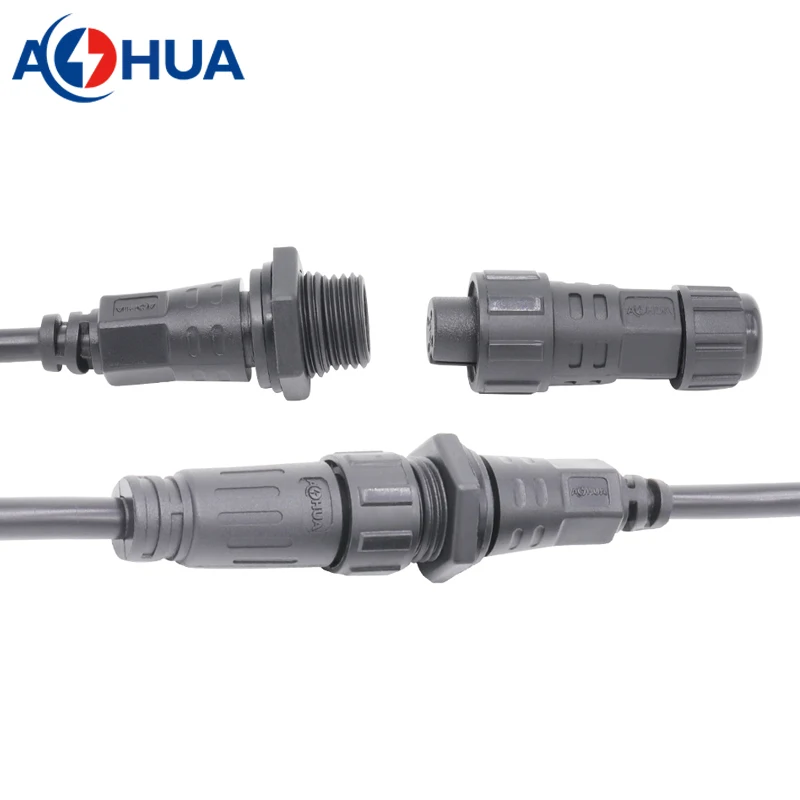 6pin Enclosure Panel Mount Male Female M16 Ip67 Waterproof Bulkhead ...