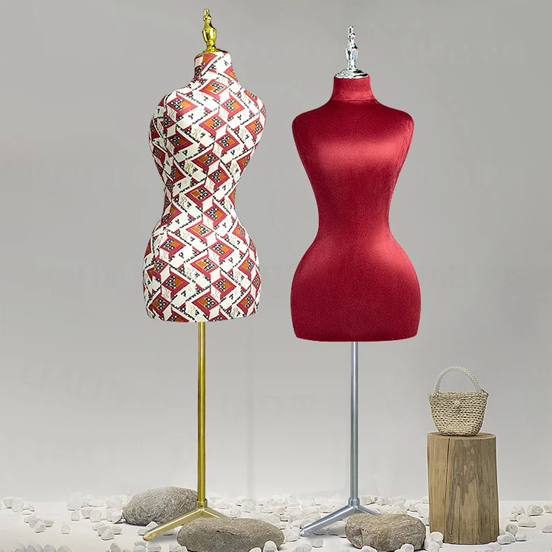 Wholesale Women Big Hip Half Body Mannequin Female Big Boobs Dress Form ...