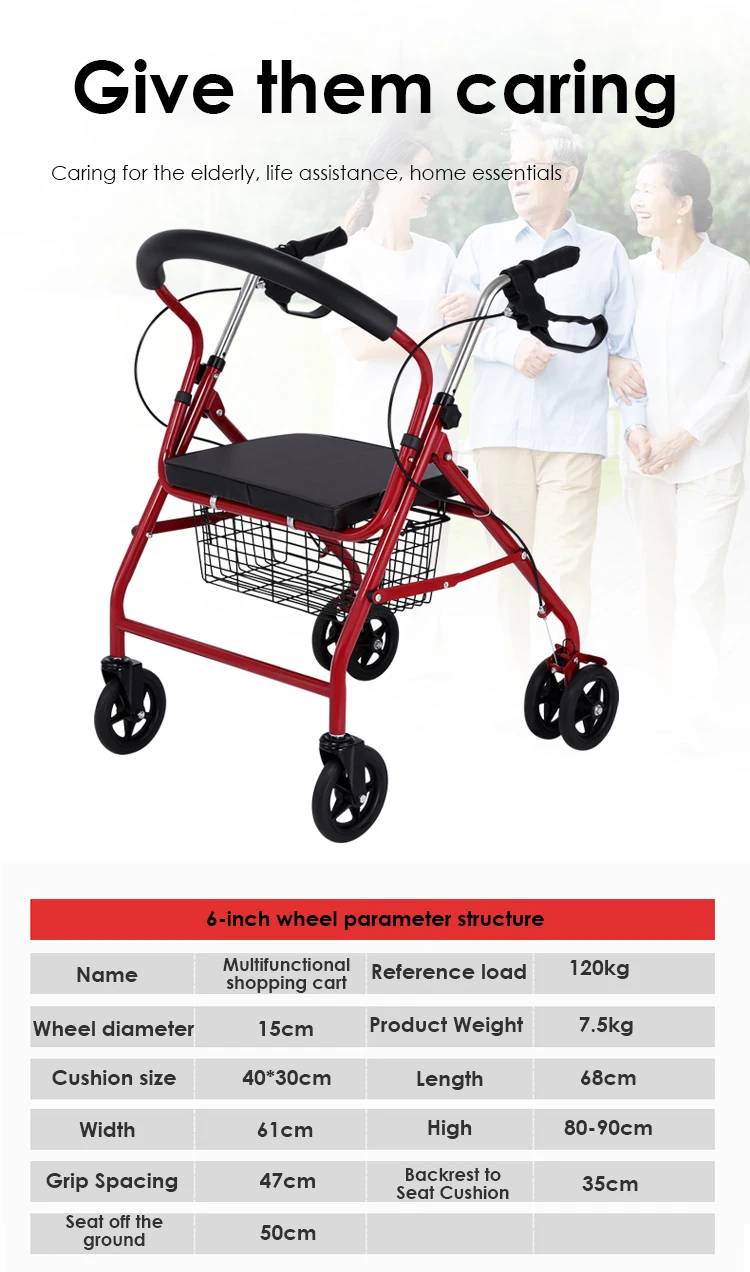 Aluminum Transport Chairs Wheelchair Rollator With Footrest ...