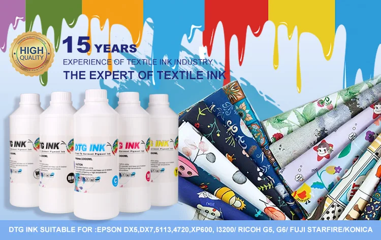 Dtg White Ink Pre Treat Water Based Pigment Ink Dtg Dtg G4 Ink - Buy Dtg White Ink Pre Treat ...