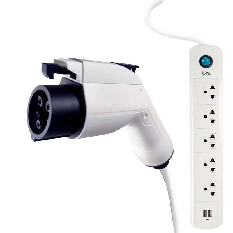 Wholesale V2l V2h New Energy Vehicle Charger Outdoor Camping Extended Power Cord Socket 3.5kw Ev ...
