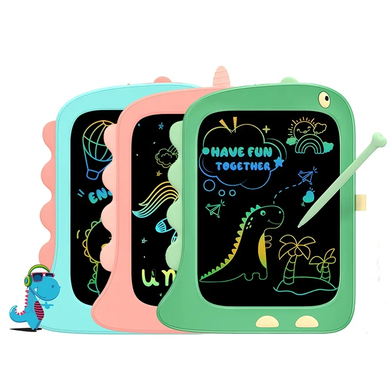 Learning Educational Cartoon Dinosaur Toys Gift Set 8.5inch Kids ...