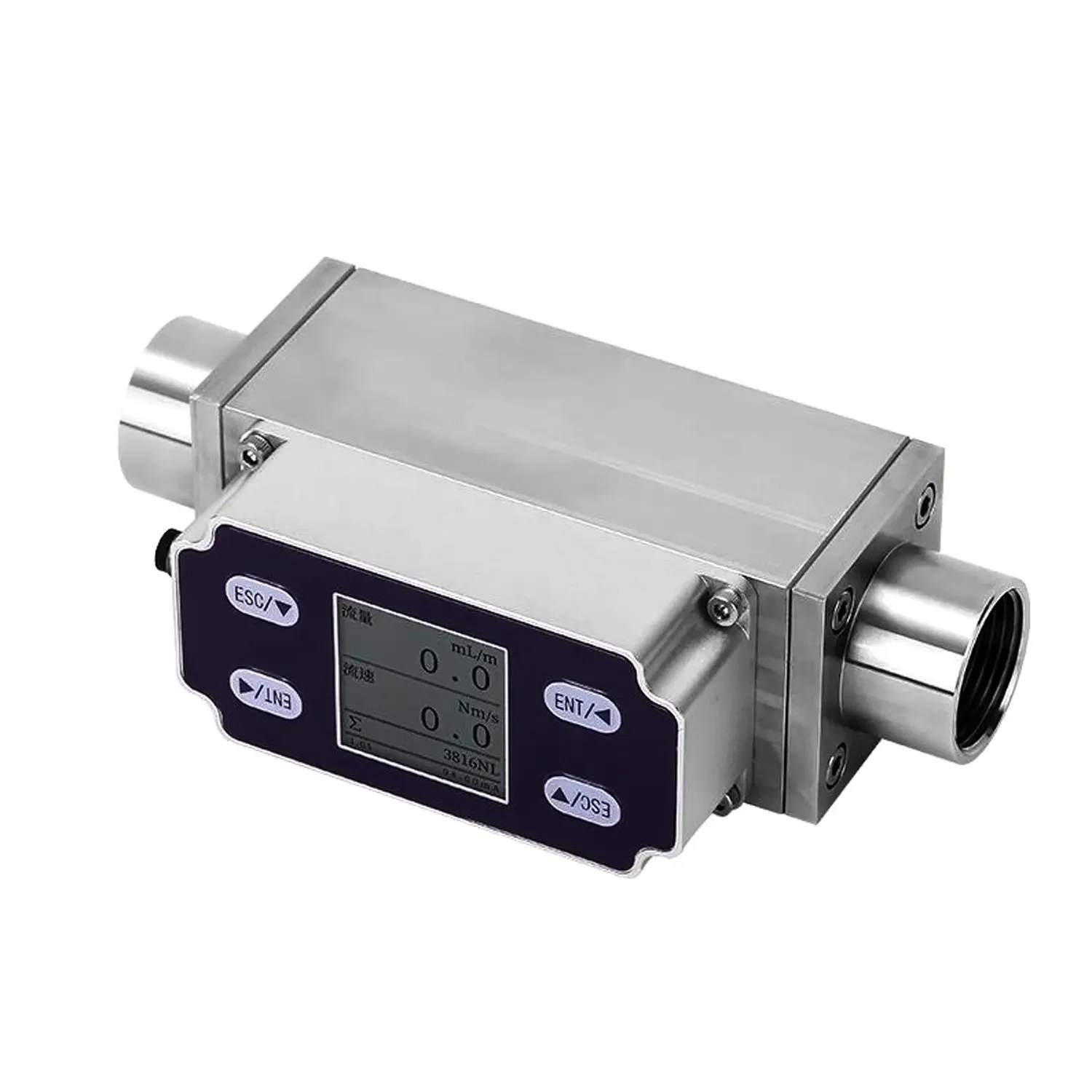 Digital 4-20ma Rs485 Micro Propane Oxygen Co2 Thermal Mass Flow Meter ...