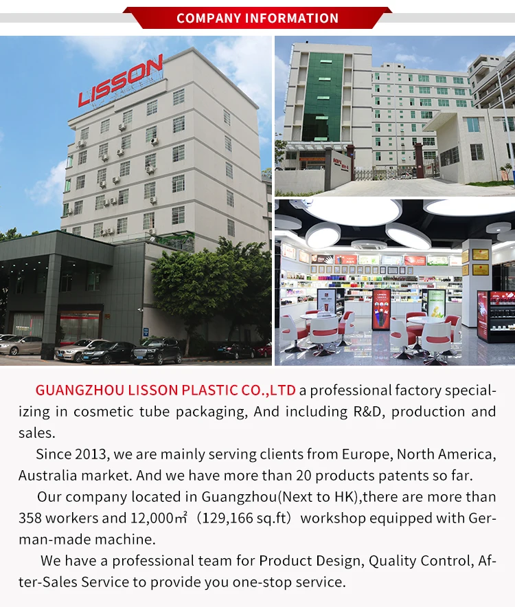 Center Dispensing Twist Cap 240ml Body Cream Skin Care Shampoo Tube ...