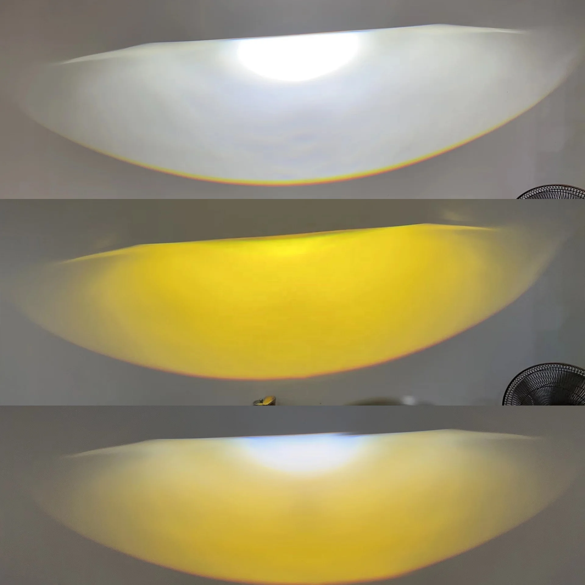 Gpne F8x 3 Color Led Fog Light 3.0 Inch H11 Car Bi Led Lens Projector ...