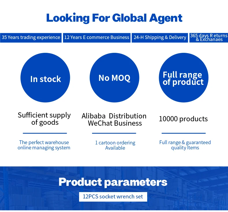 DANMI 12PCS Socket Wrench Set - Versatile Maintenance Tools