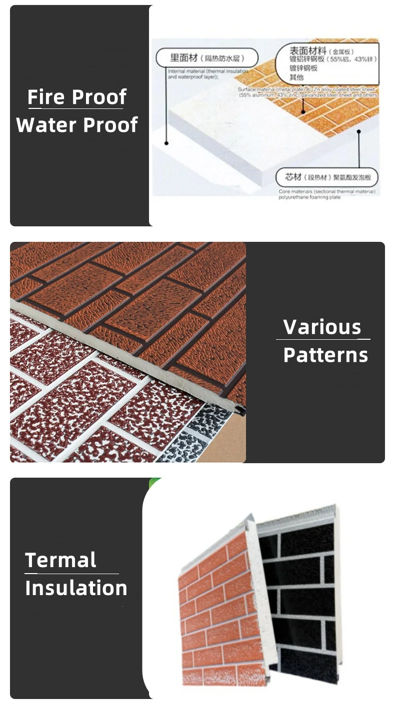 Soundproof Fireproof House Exterior Siding Exterior Wall Insulation ...