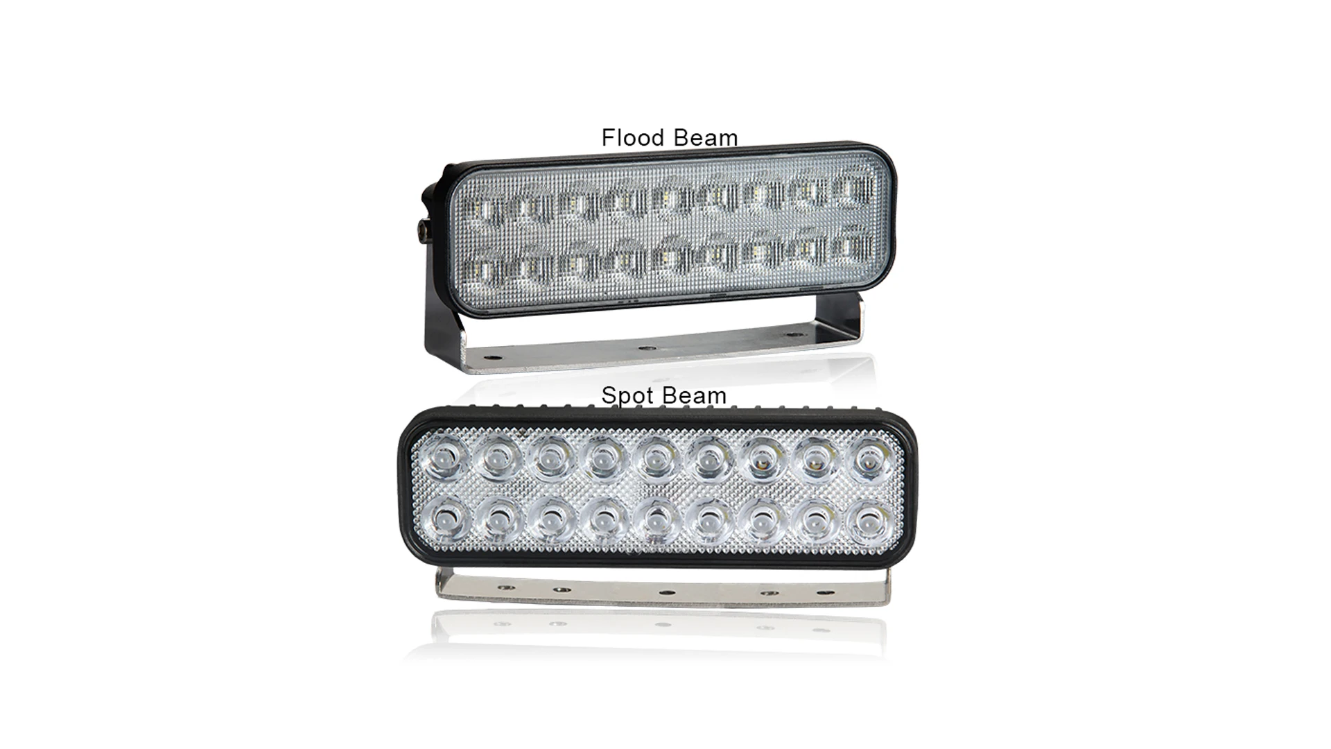 Trunnion Mount Flood Or Spot Beam Tractor Boat Marine Led Work Light ...