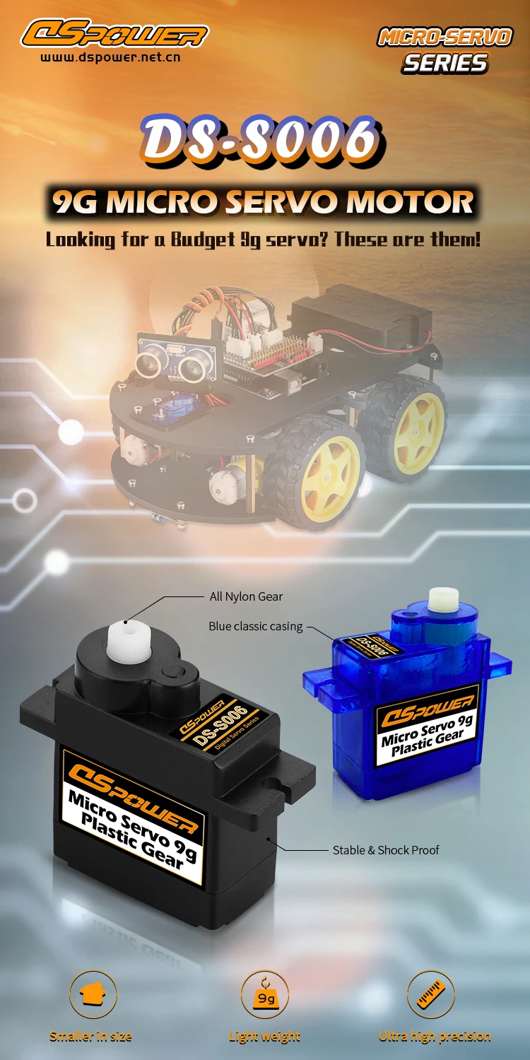 Sg90 9g Servo Motor - Ideal for Toys and Remote Control