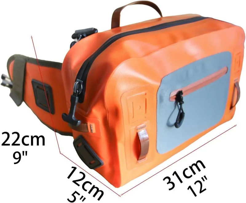 TPU Airtight Waterproof Floating Dry Waist Fishing Tackle Bag Hip Pack for Outdoor Kayak Rafting ...