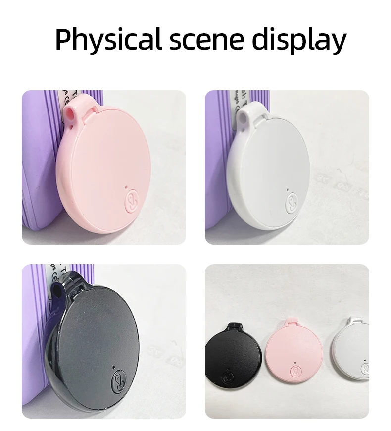 MFi Certified Airtag Small Mini GPS Tracker Alarm Air Tags Key Finder ...