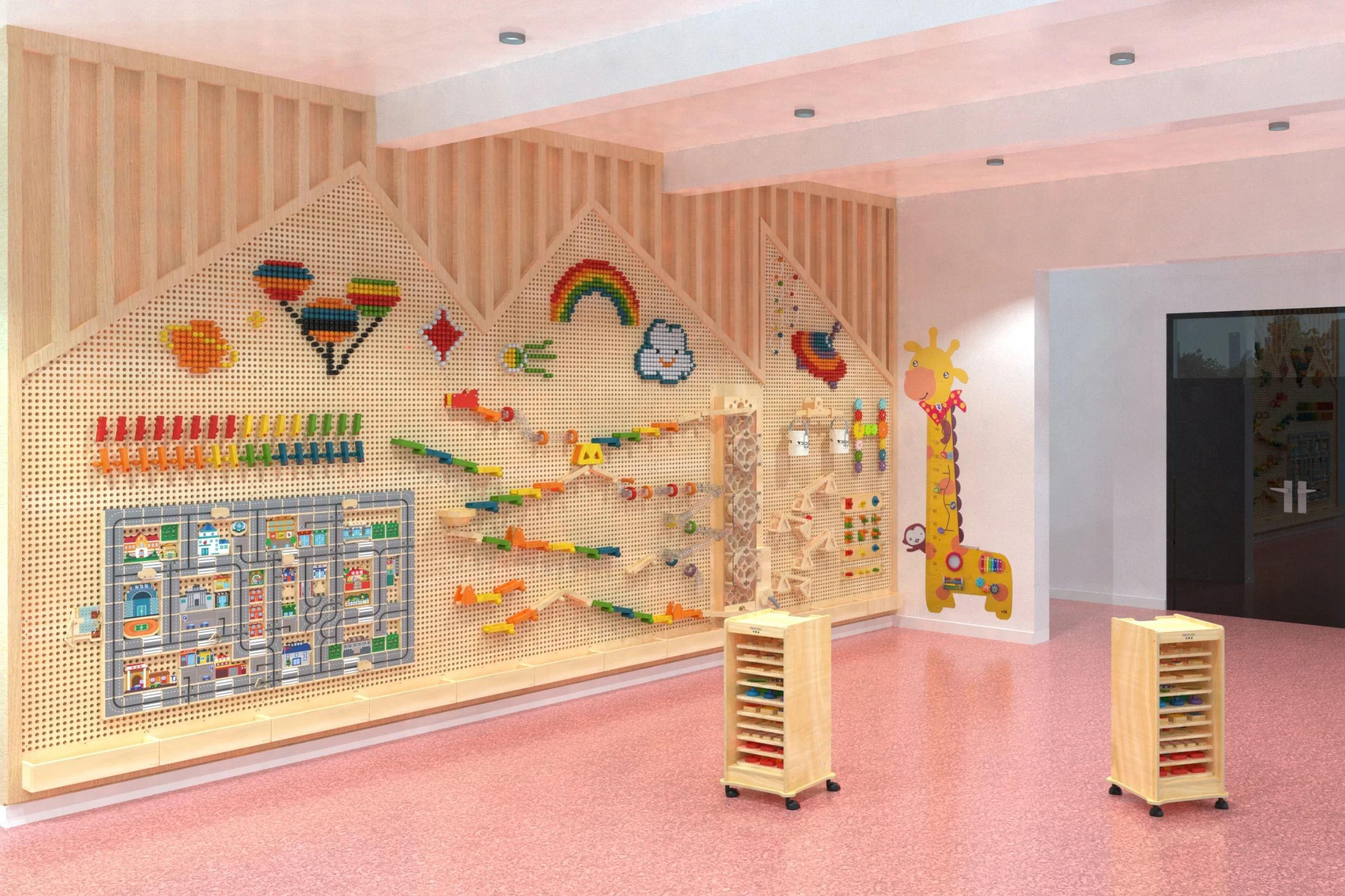 New Design Interactive Wall Panel Educational Wall Play Game For ...