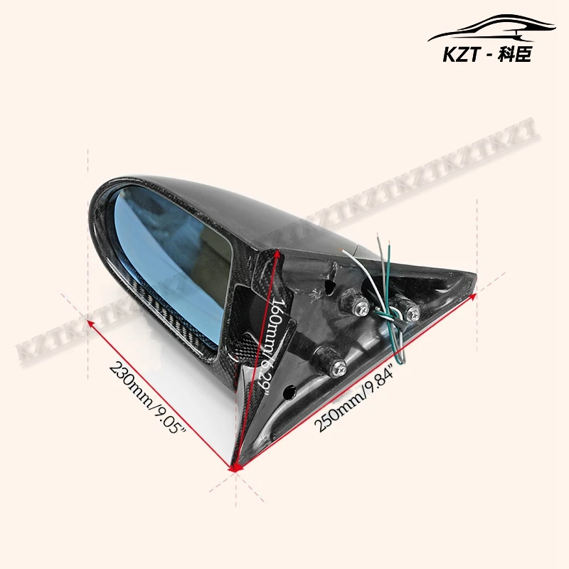 Nissan 370Z Carbon Fiber Aero Mirror - High Quality Upgrade