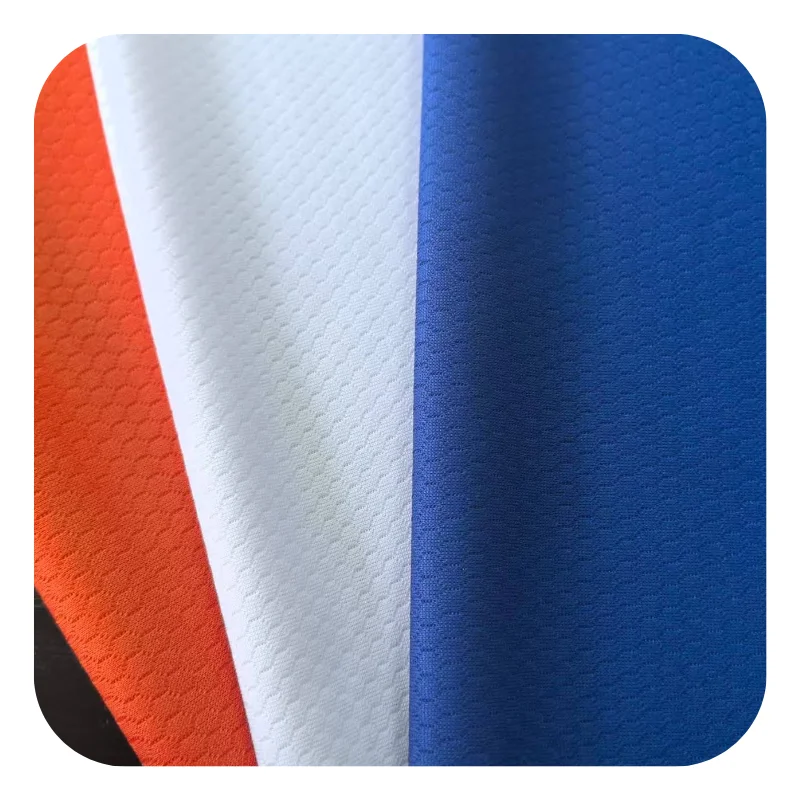 MY 100% Polyester Soccer Mesh Fabric 150gsm 160cm Breathable Dry Fit ...