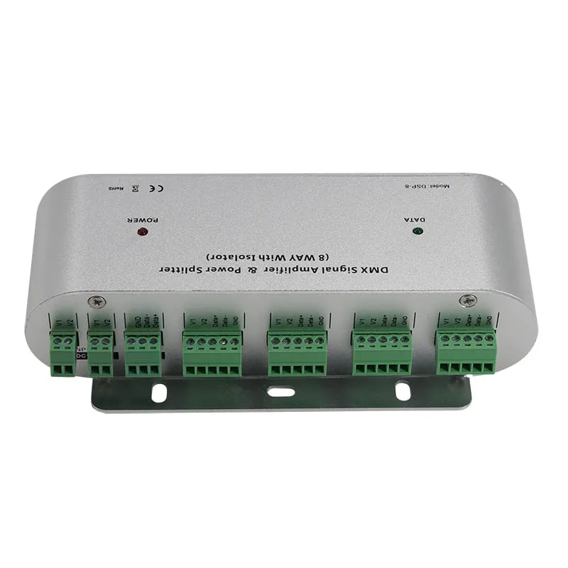 8 Way DMX Signal Amplifier Isolated - RISE Lighting Solutions