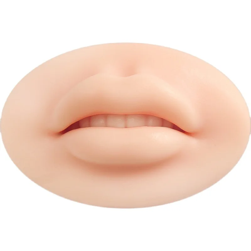 3D Open Mouth Lip Silicone - Realistic Tattoo Practice Skin