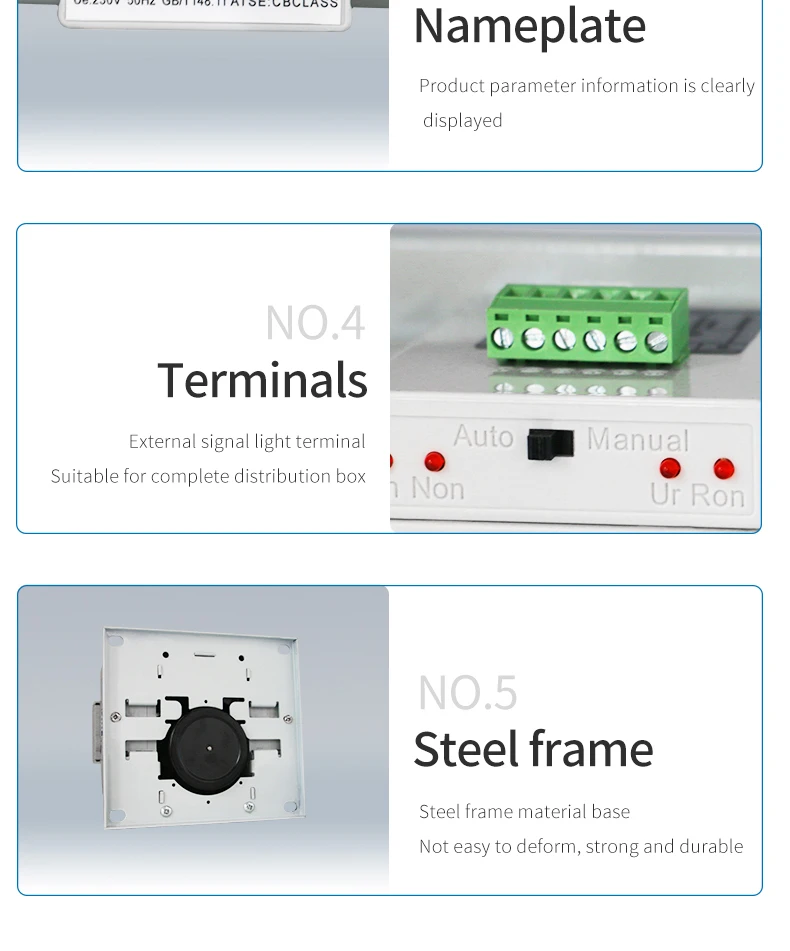 ATS 2 3 4P 400V Generator Controller - Dual Power Integration