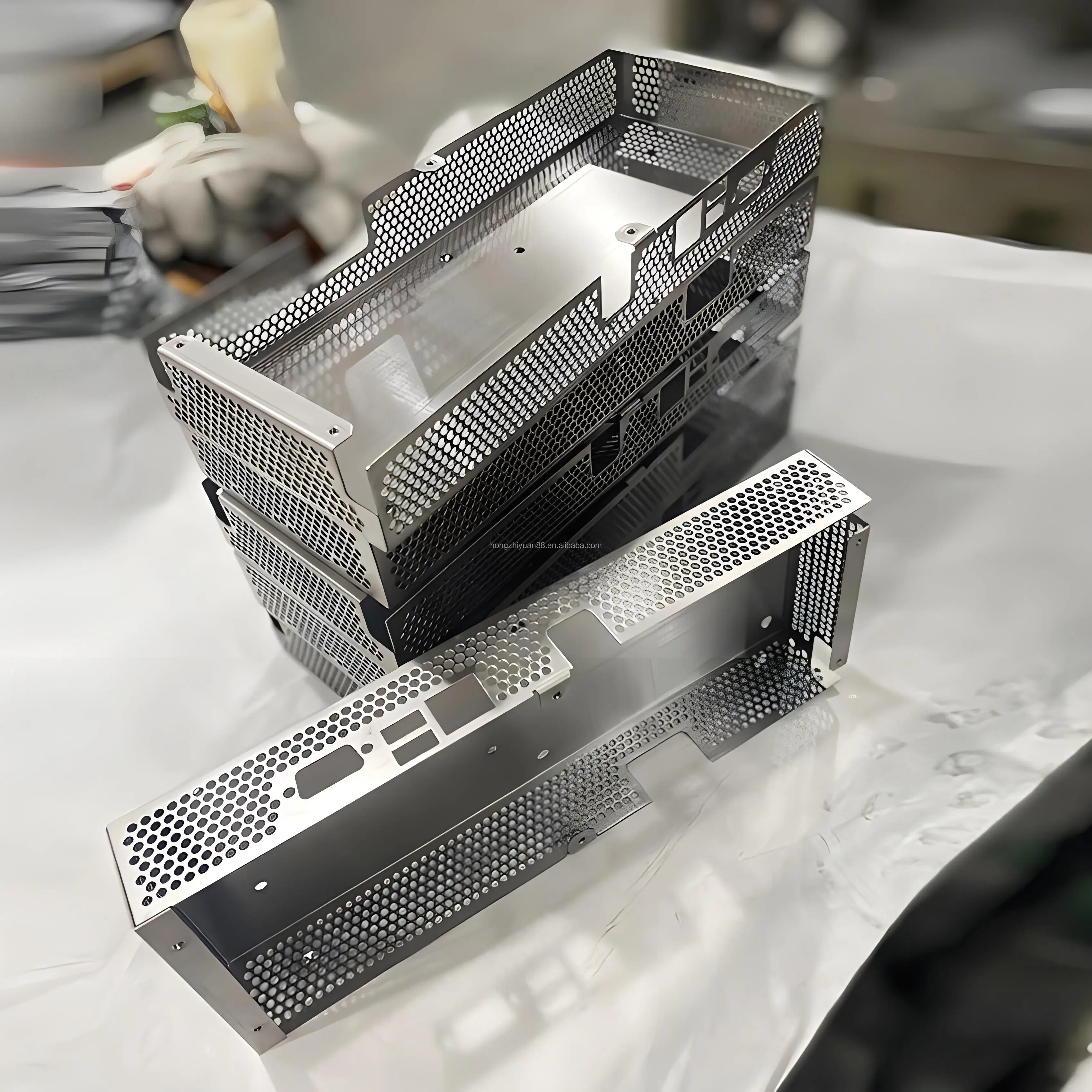 Custom Box Bending Stamping Works Enclosure Processing Parts Welding Service Stainless Aluminium ...