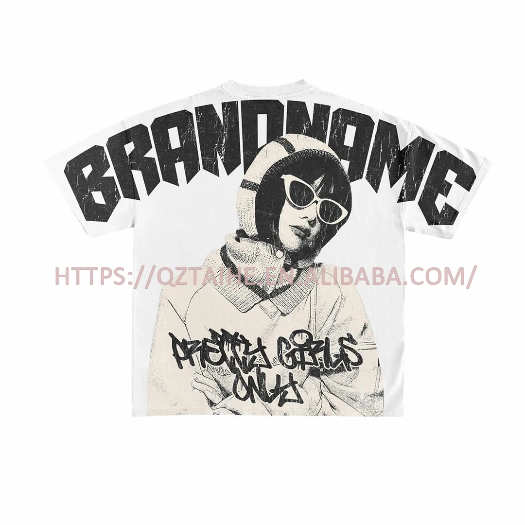 Print Custom T-Shirts with Turtleneck Design & Solid Pattern
