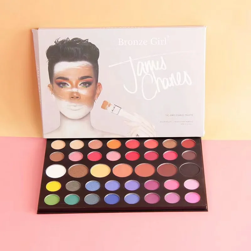 Paleta De Sombra De Ojos Mercury Shimmer Mate,39 Colores,Alta ...